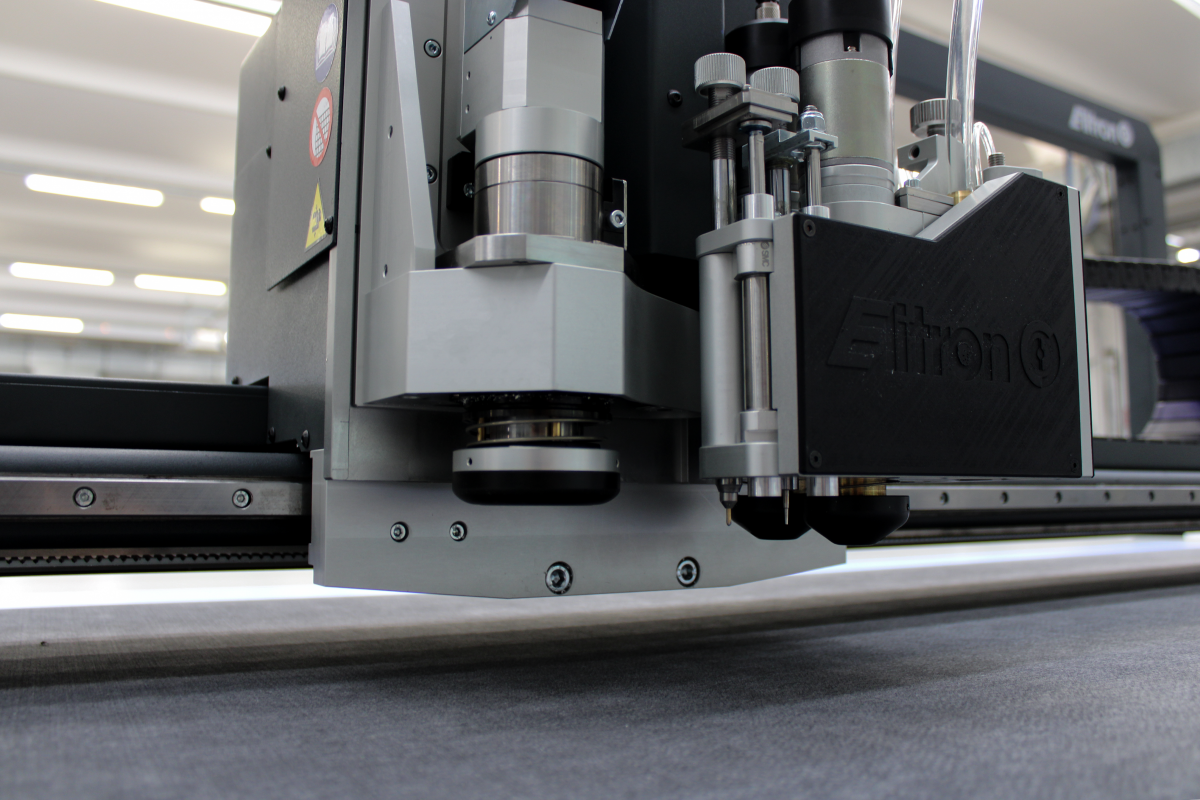 The new line of cutting machines by Elitron was launched at the ...